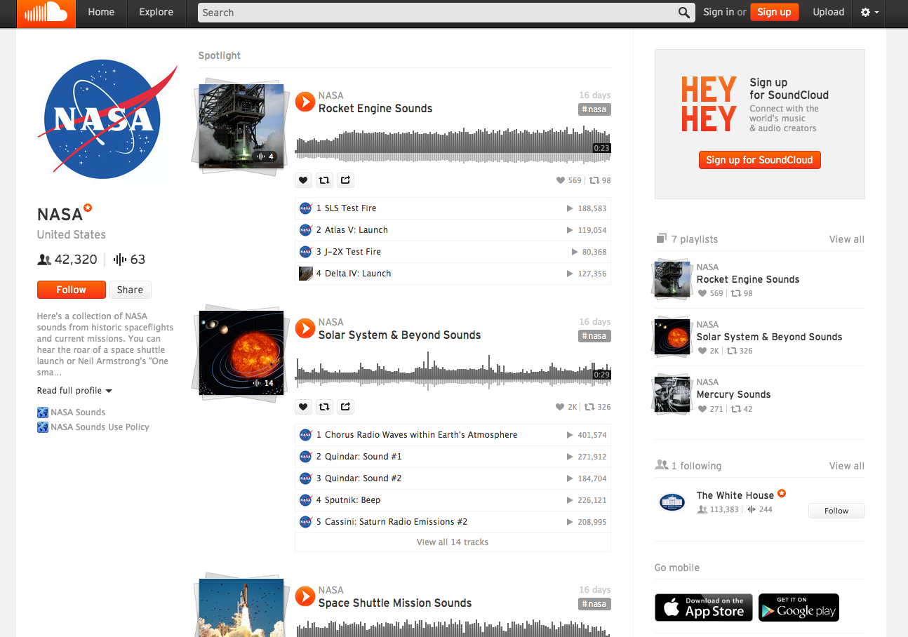 La música del espacio: la NASA publica el sonido de planetas, cohetes y ...