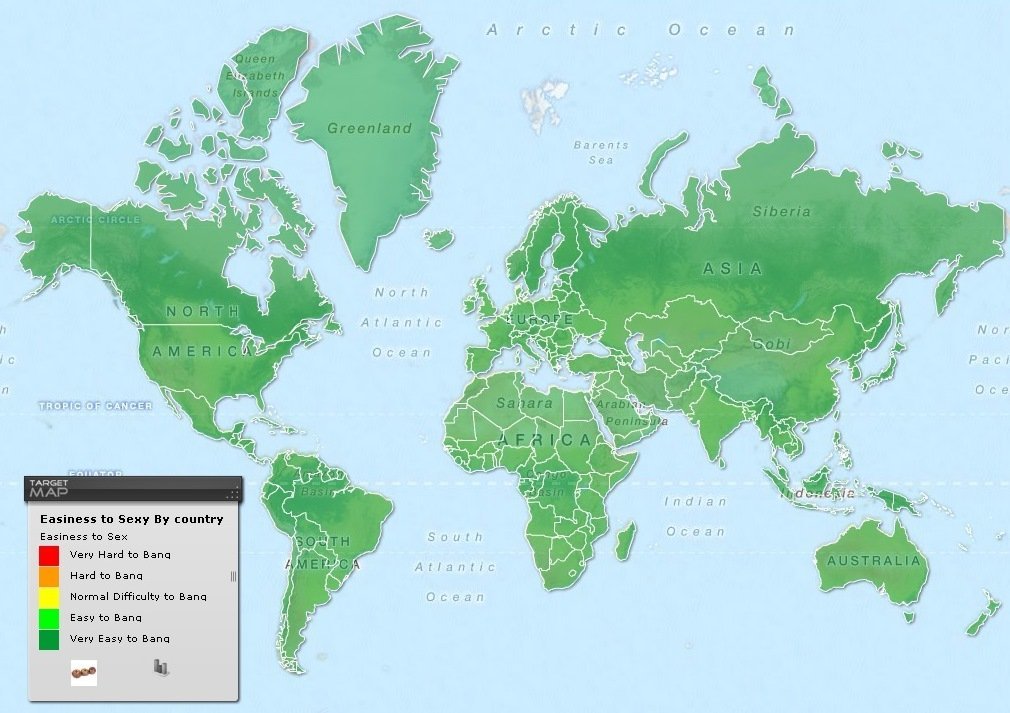 Crean un mapa que revela cuáles son los mejores países para conquistar ...
