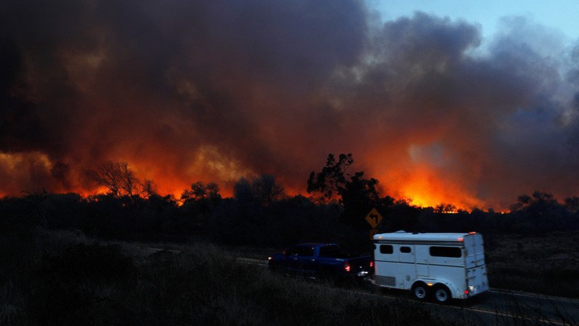Infierno californiano: los fuertes incendios no dan tregua en el ...