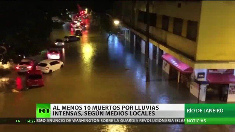Intensas Lluvias En Río De Janeiro Dejan Al Menos 10 Muertos Y Varios