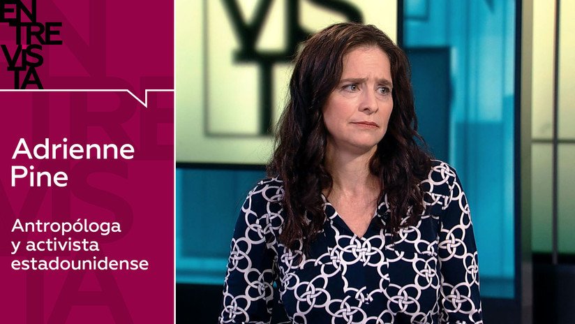 Adrienne Pine, activista sitiada en la Embajada de Venezuela en EE.UU ...