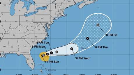 La tormenta tropical Humberto se convierte en huracán y se dirige a las Bermudas - RT