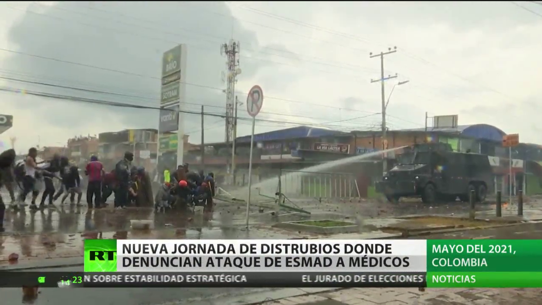 Nueva jornada de disturbios en Colombia, donde denuncian ataque del ...