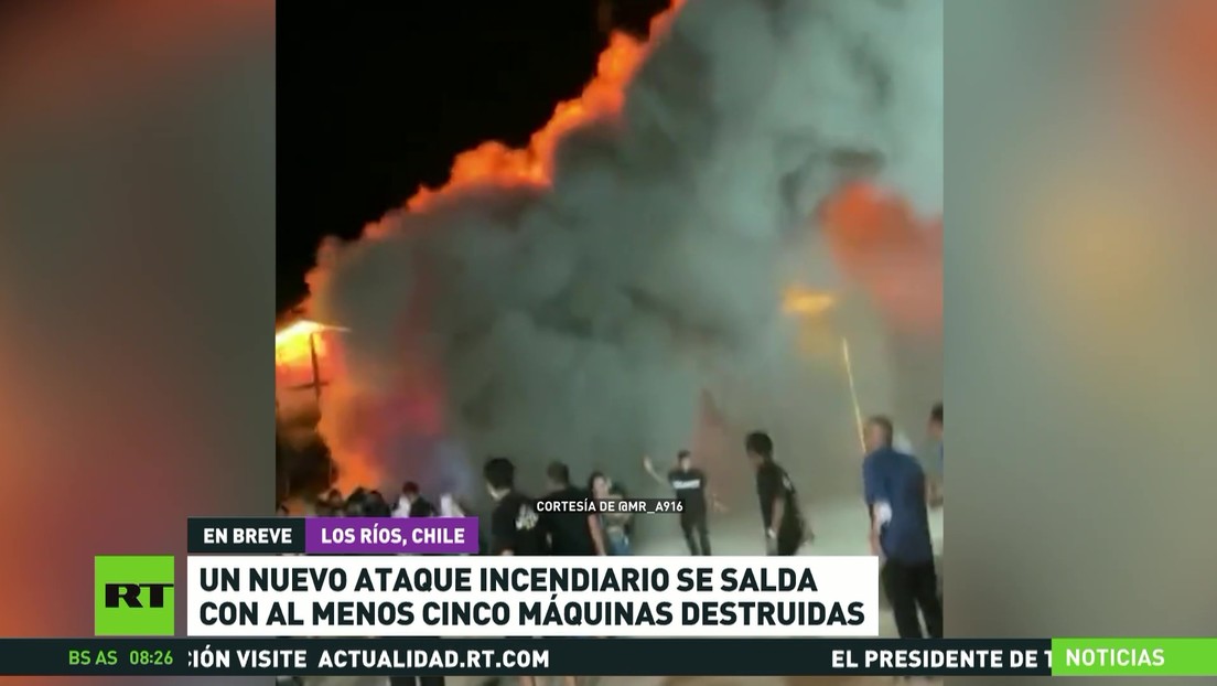 Un nuevo ataque incendiario en Chile se salda con al menos cinco ...