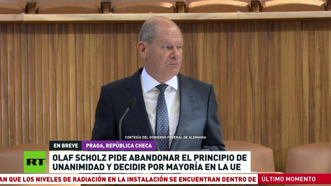 Olaf Scholz pide abandonar el principio de unanimidad y decidir por ...