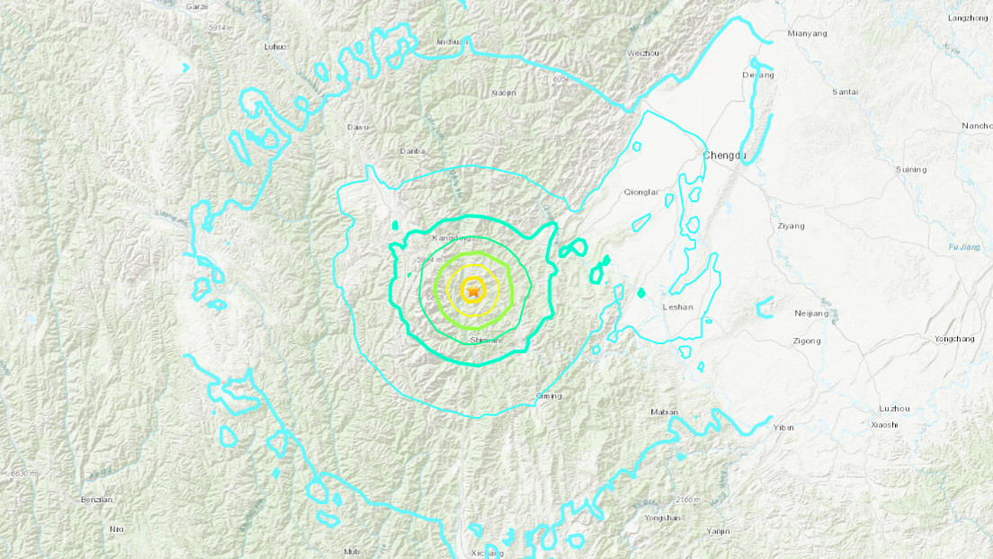 Se registra un terremoto de magnitud 6,8 en la provincia china de ...