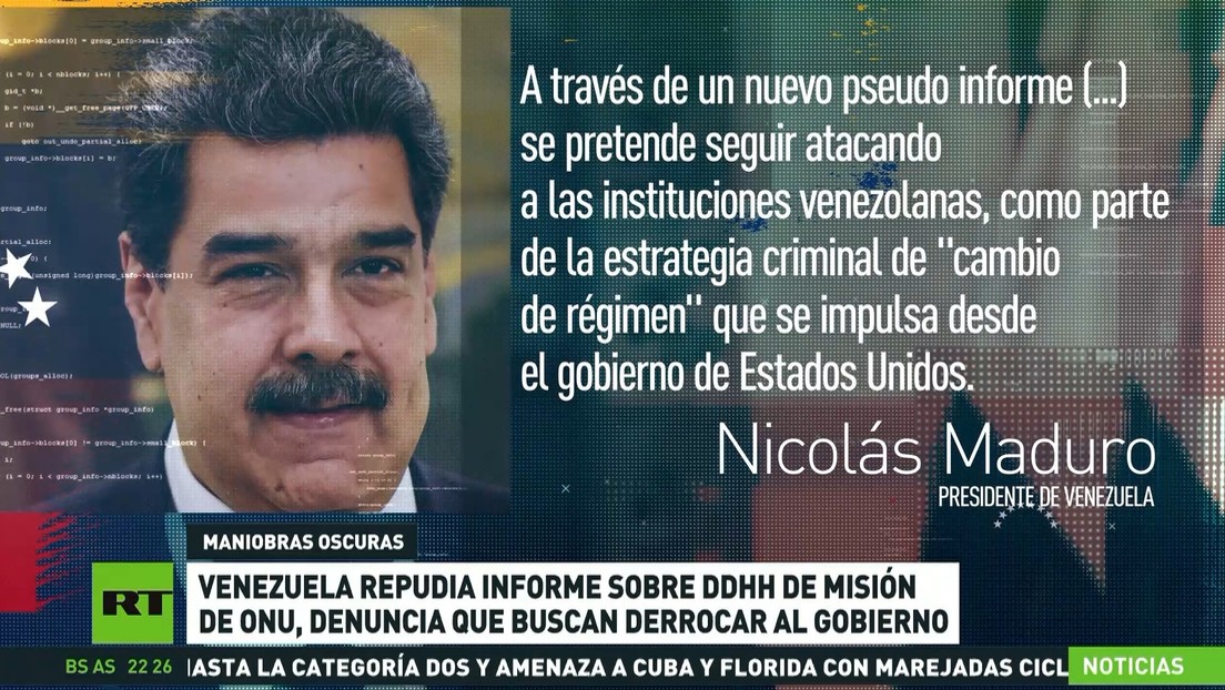 Venezuela repudia el nuevo informe de la ONU y denuncia que busca ...