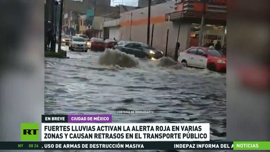 Fuertes lluvias activan la alerta roja en varias zonas de la Ciudad de ...