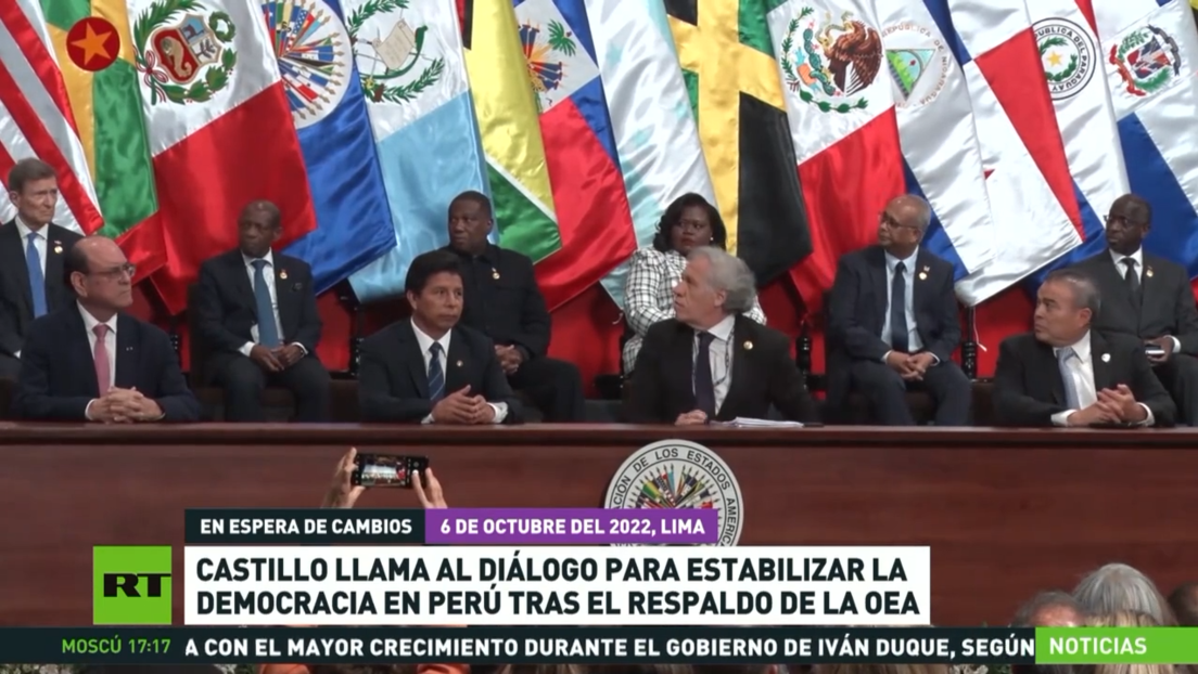 Pedro Castillo llama al diálogo para estabilizar la democracia en Perú ...