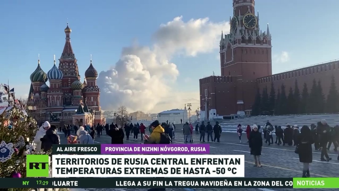 Una ola de frío extremo azota Rusia y en algunas regiones las ...
