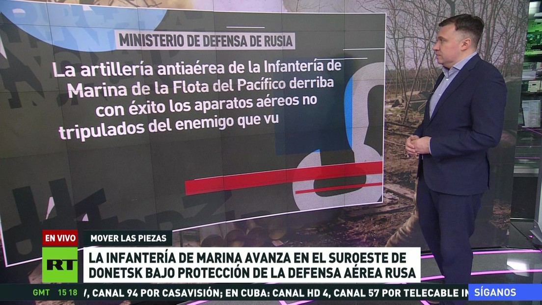 La Infantería de Marina rusa avanza en el suroeste de Donetsk bajo ...