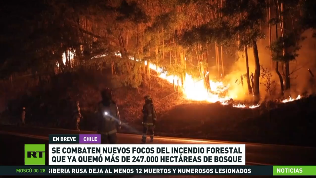 Incendios forestales en Chile destruyen 247.000 hectáreas y dejan 27 fallecidos - RT