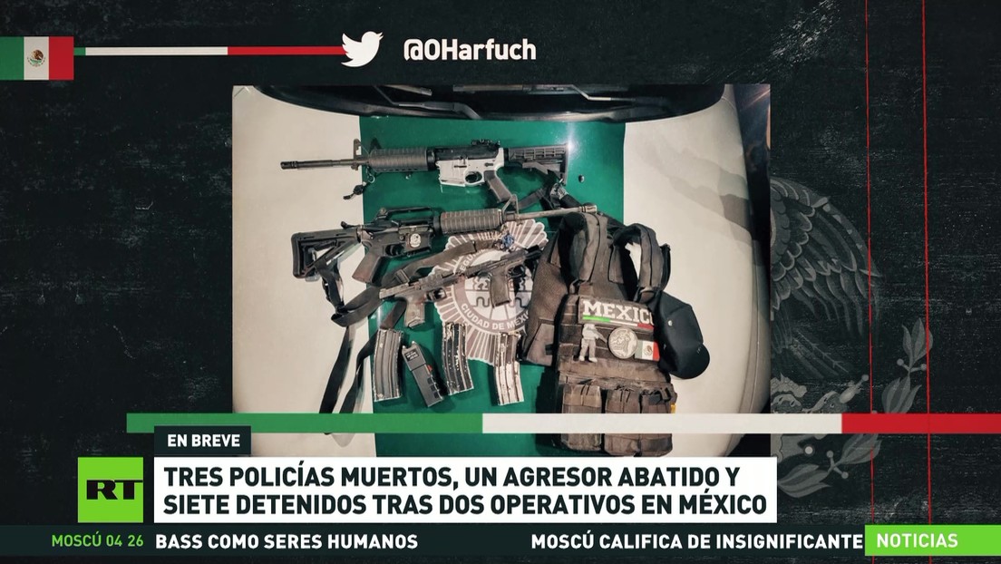 Dos operativos en México se saldan con tres policías muertos, un agresor abatido y siete ...