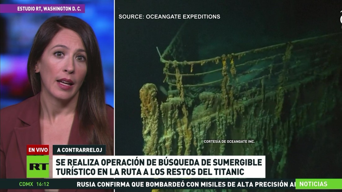 Avanza operación de búsqueda del sumergible turístico que seguía la ...