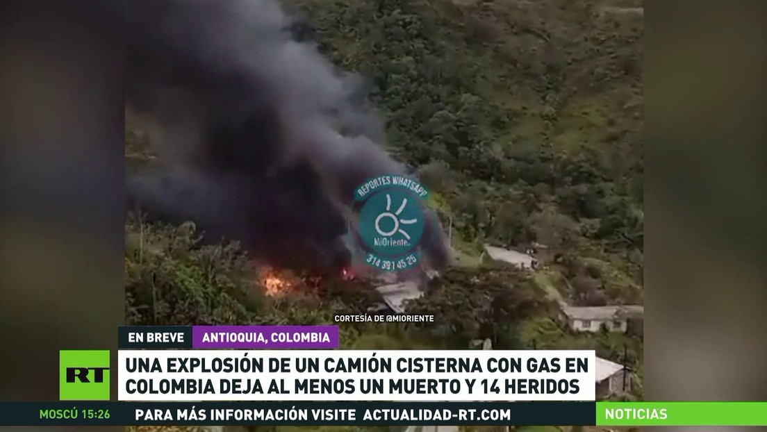 La Explosión De Un Camión Cisterna Con Gas En Colombia Deja Al Menos Un 5509