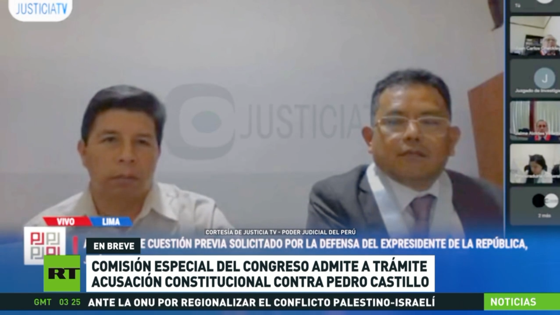 Comisión Especial Del Congreso Peruano Admite Acusación Constitucional