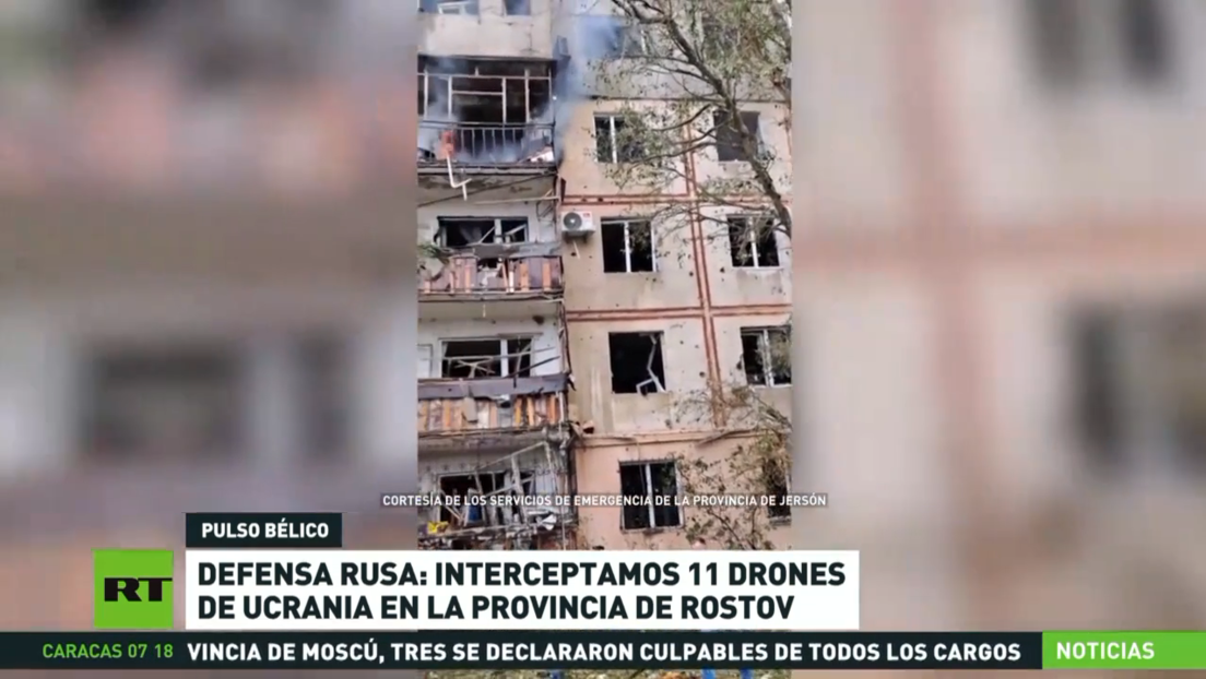 Fuerzas rusas interceptan 11 drones ucranianos en la provincia de ...