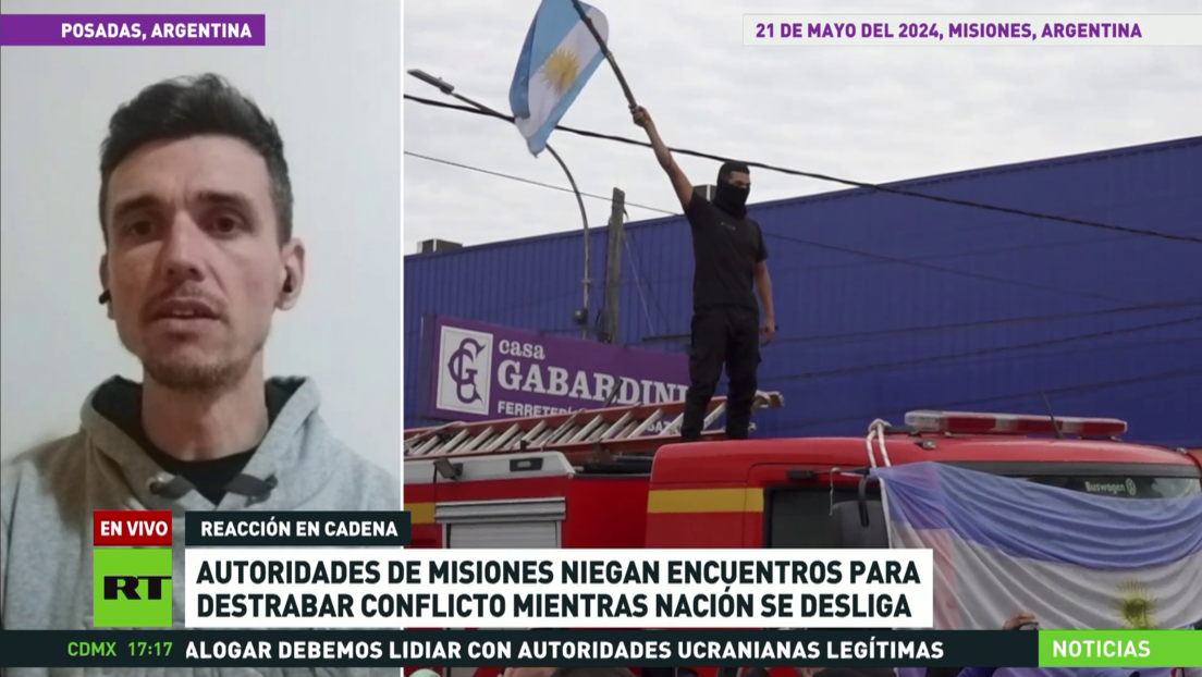 Sindicatos protestan en la provincia argentina de Misiones - RT