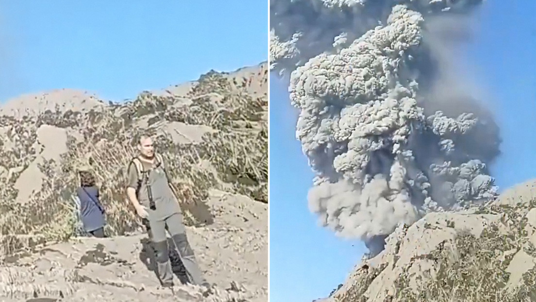 "¡Dios mío, murieron!": Turistas entran en zona prohibida de un volcán ...