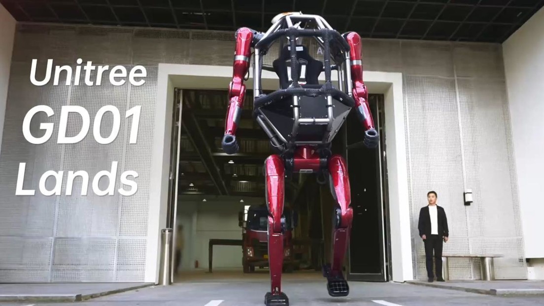 China presenta el primer robot 'mecha' transformable tripulado para uso ...