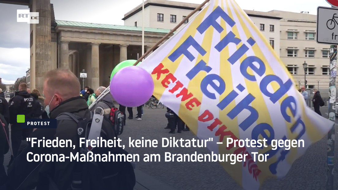 "Frieden, Freiheit, keine Diktatur" – Protest gegen Corona-Maßnahmen am ...