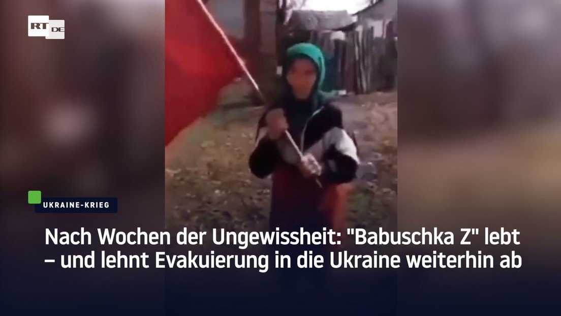 Nach Wochen der Ungewissheit: "Babuschka Z" lebt — RT DE