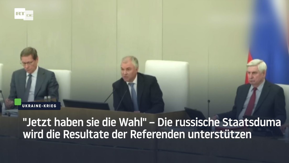 "Jetzt haben sie die Wahl" – Die russische Staatsduma wird die ...