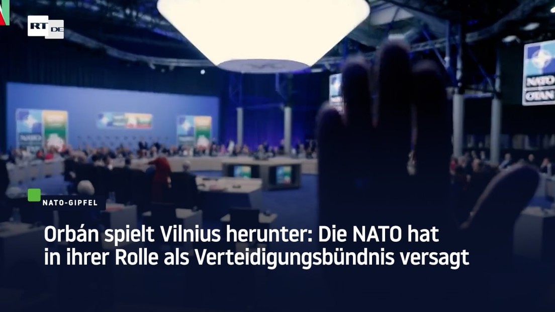 Viktor Orbán: Die NATO hat in ihrer Rolle als Verteidigungsbündnis ...