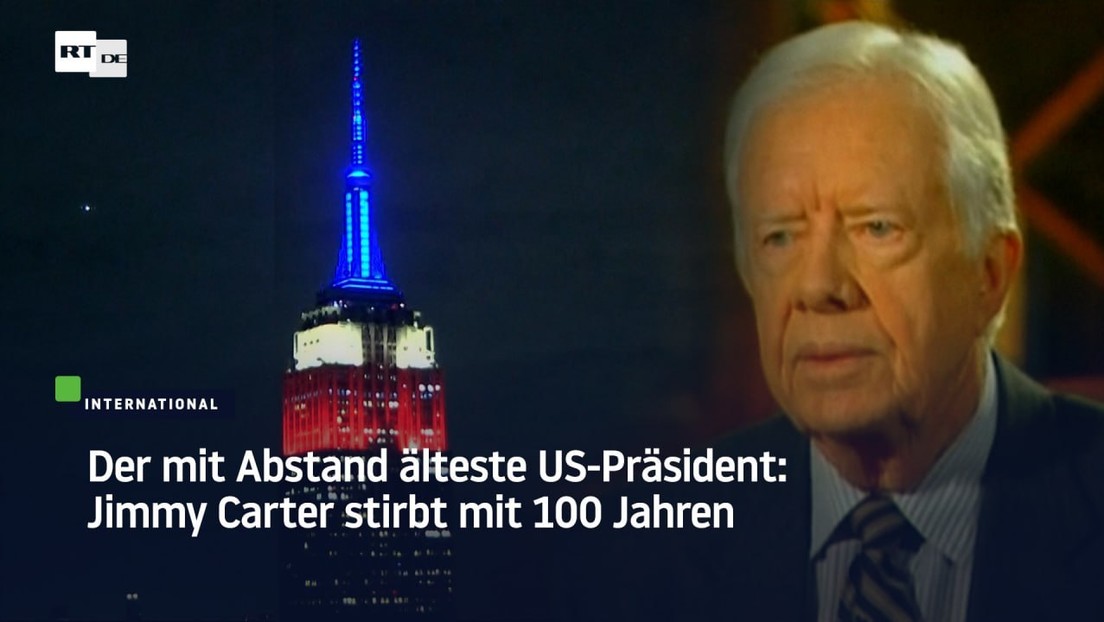 Der mit Abstand älteste US-Präsident: Jimmy Carter stirbt mit 100 ...
