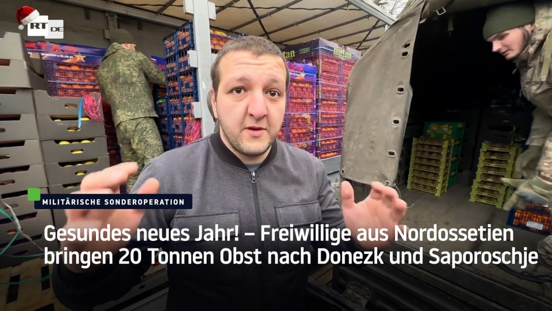 Freiwillige aus Nordossetien bringen 20 Tonnen Obst nach Donezk und ...
