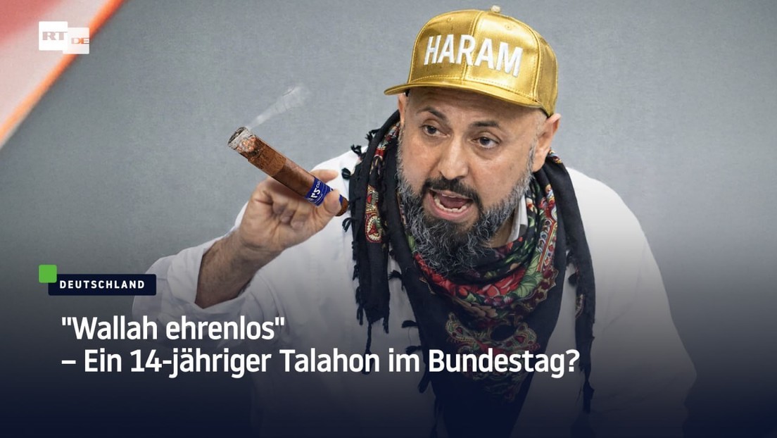 "Wallah ehrenlos" – Ein 14-jähriger Talahon im Bundestag? — RT DE