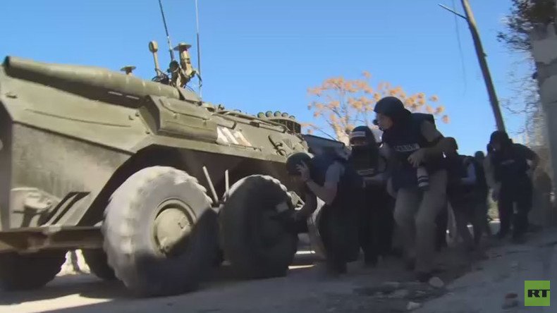 RT crews among group of reporters fired on by rebels in Syria (VIDEO ...