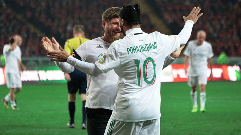 Ronaldinho joins Kadyrov in Chechnya football match to honor Putin’s ...
