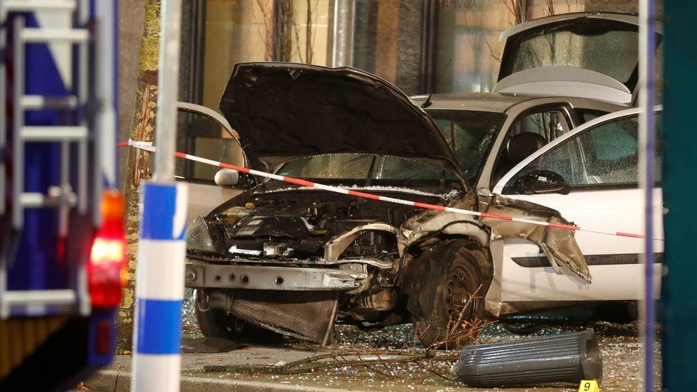 ‘Possible suicide attempt’: Car rams into crowded bus stop in Germany ...