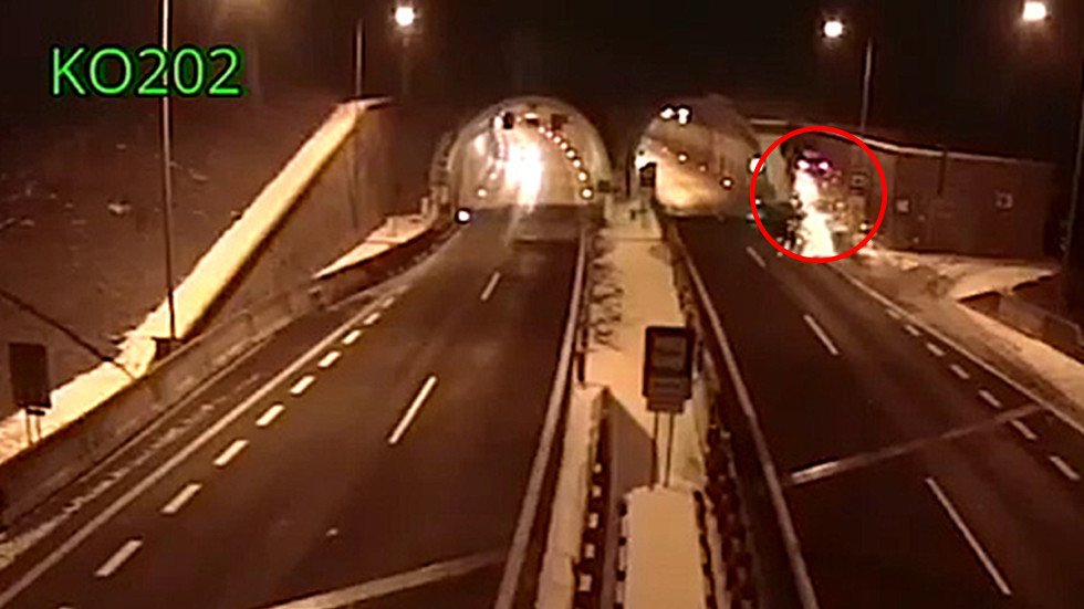 Driver miraculously walks away unscathed after wild flying car crash ...