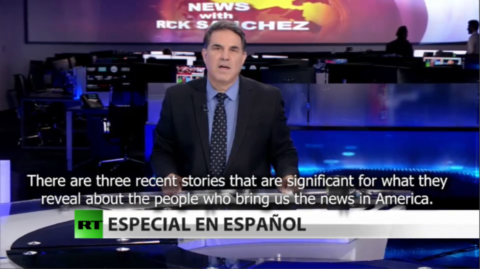 Rick Sanchez 2018 Review, en español — RT The News with Rick Sanchez