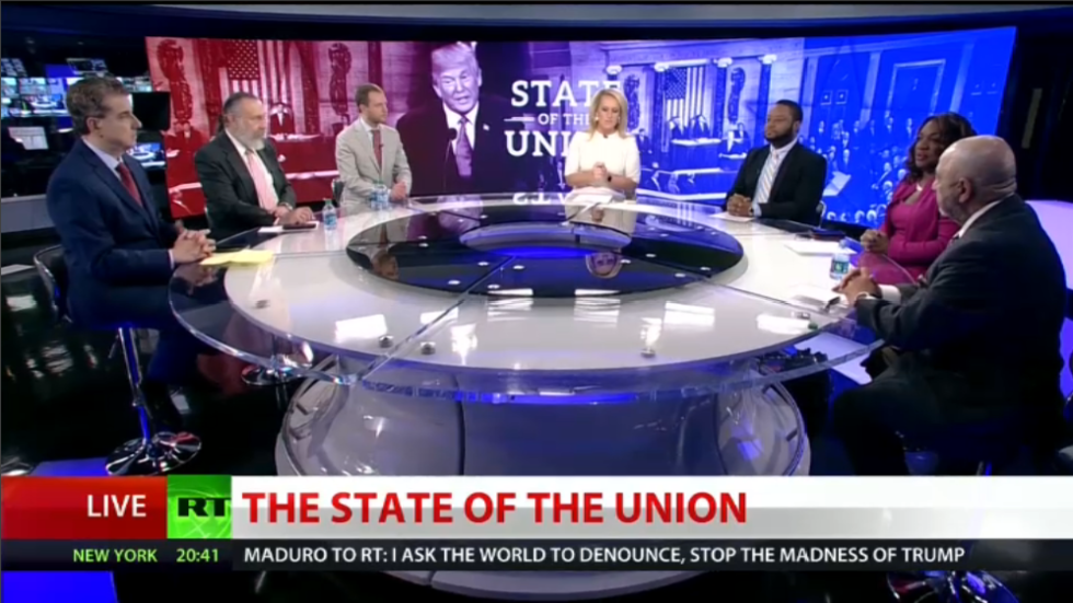 SOTU 2019: RT America’s full special coverage — RT News. Views. Hughes