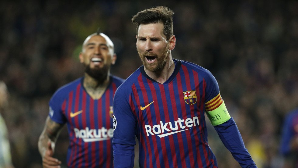 Mighty Messi bags brace as Barcelona demolish toothless Lyon 5-1 to ...