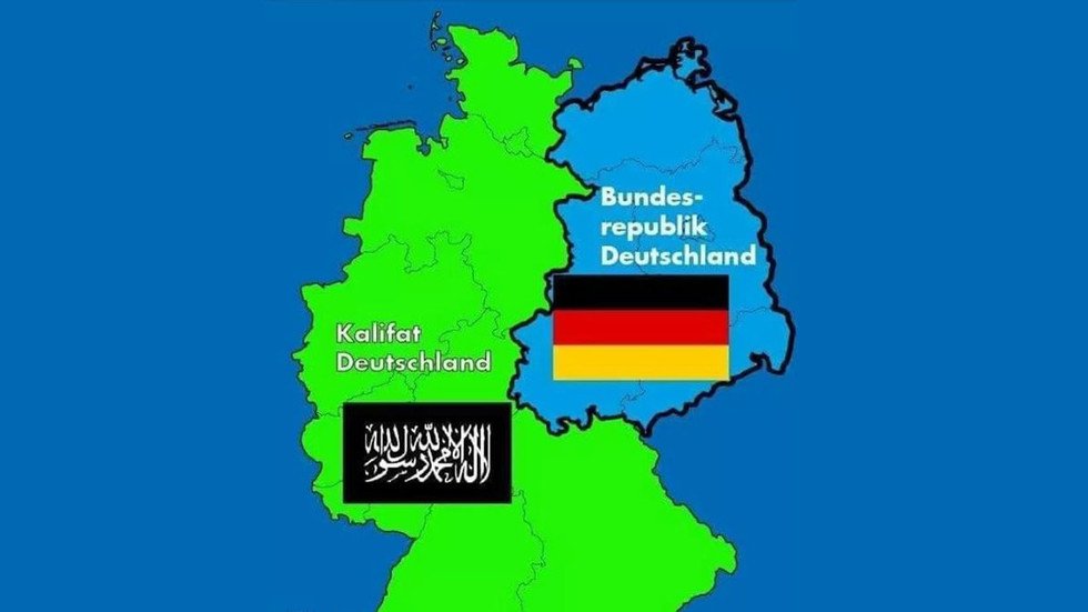 ‘German Caliphate’: AfD branch under fire over map showing west of ...