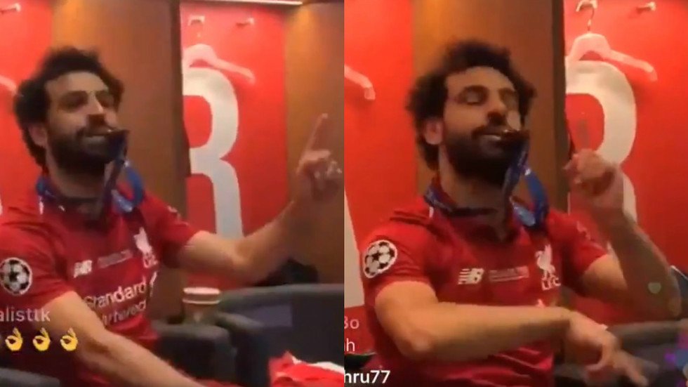 Dancing King: Watch Egyptian ace Salah groove in Liverpool dressing ...