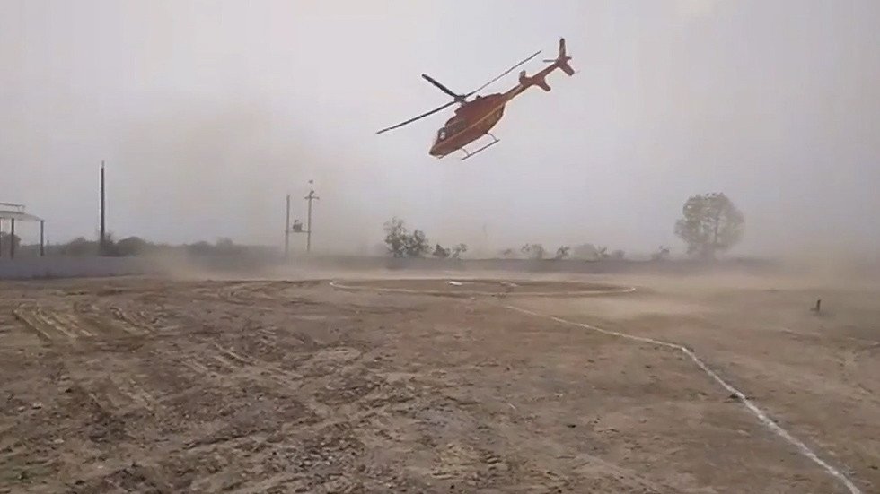 Seconds from disaster: Helicopter carrying Indian MP spins out of ...