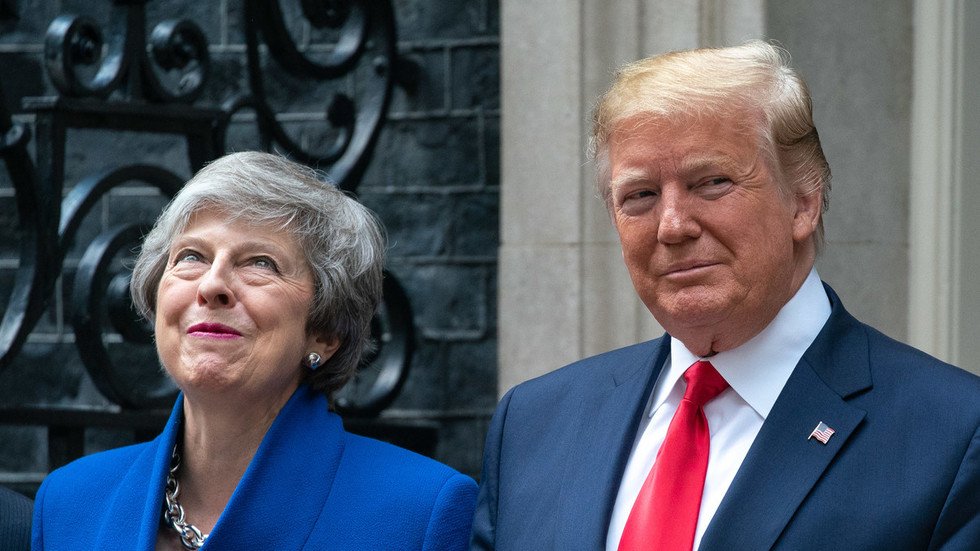 ‘Wacky, very stupid, foolish & pompous’: Trump tears into May & UK ...