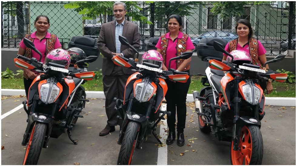 ‘Biking Queens’ from India visit Moscow as part of mega trip — RT World ...