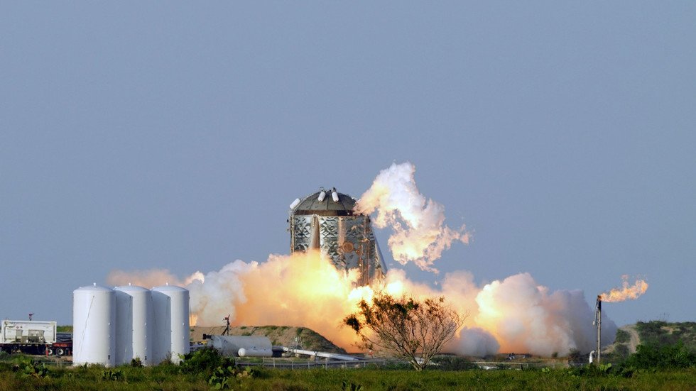 Test aborted as SpaceX Starhopper engulfed in flames (VIDEO) — RT USA News