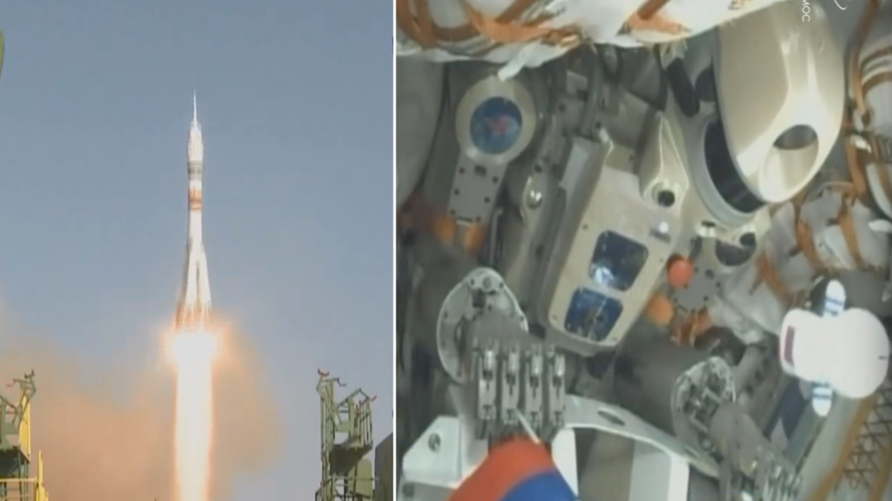 Russian humanoid robot blasts off to Space Station — RT World News
