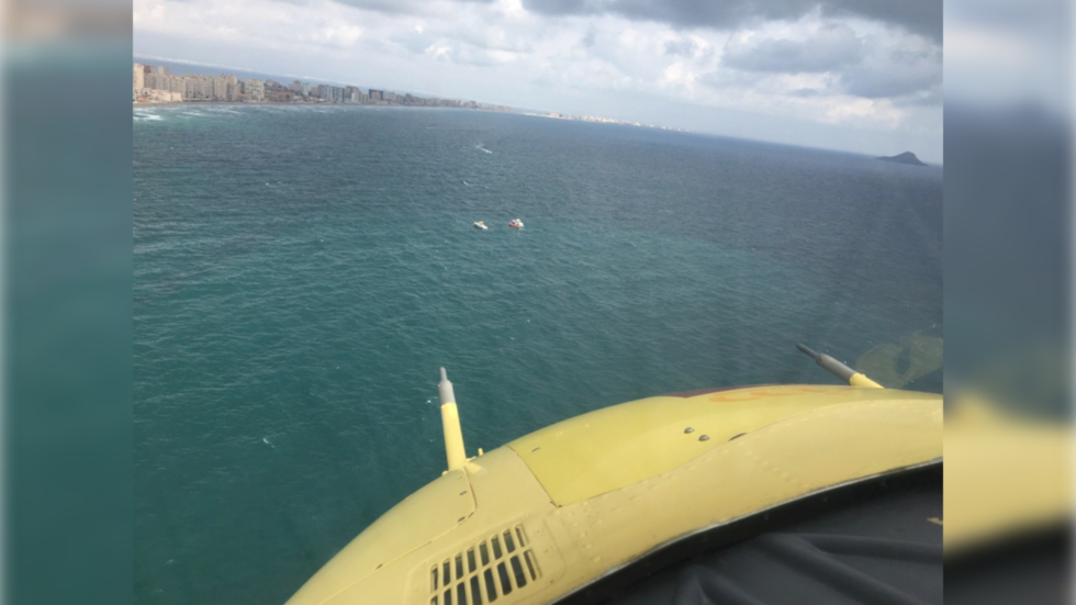 Pilot ejects seconds before disaster as Spanish military plane ploughs ...