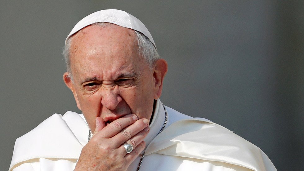 Not-so-divine intervention? Pope saved by firefighters after getting ...