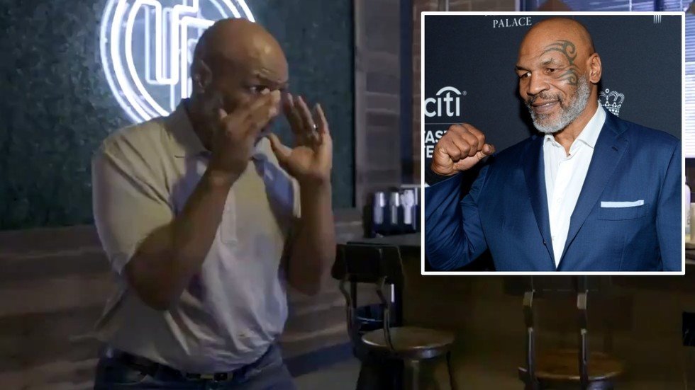 ‘He’s still got it!’ Mike Tyson gives MMA stars a power-punching ...