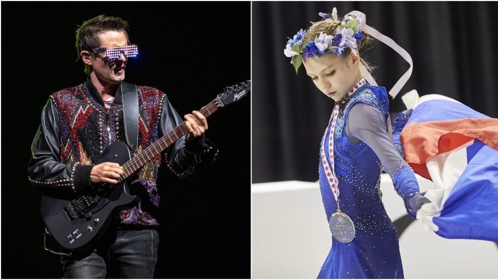 Rock stars & Russian figure skaters: Muse frontman Bellamy ...