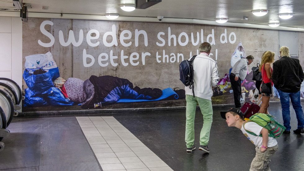Almost 50 percent of Sweden’s homeless population is foreign-born ...